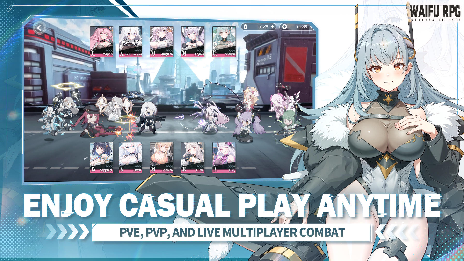 Goddess of Fate: Waifu RPG for Android/iOS - TapTap