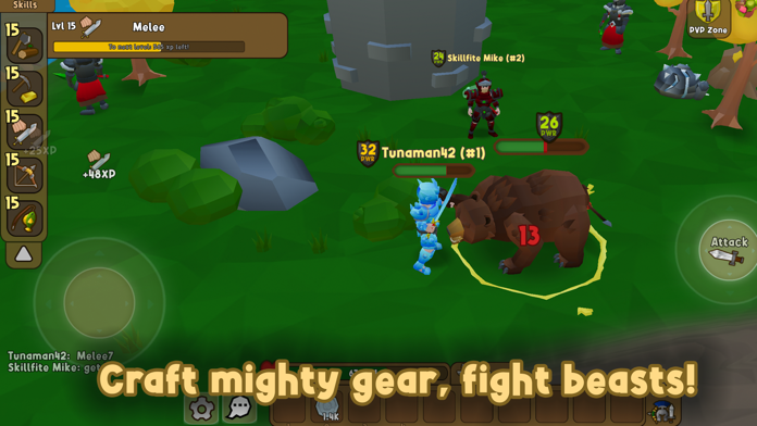 SkillFite.io - The Simple MMO 最新バージョン Android/iOS用 - TapTap