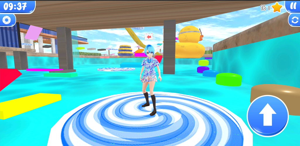 Swimming Pool Anime Parkour android iOS apk download for free-TapTap