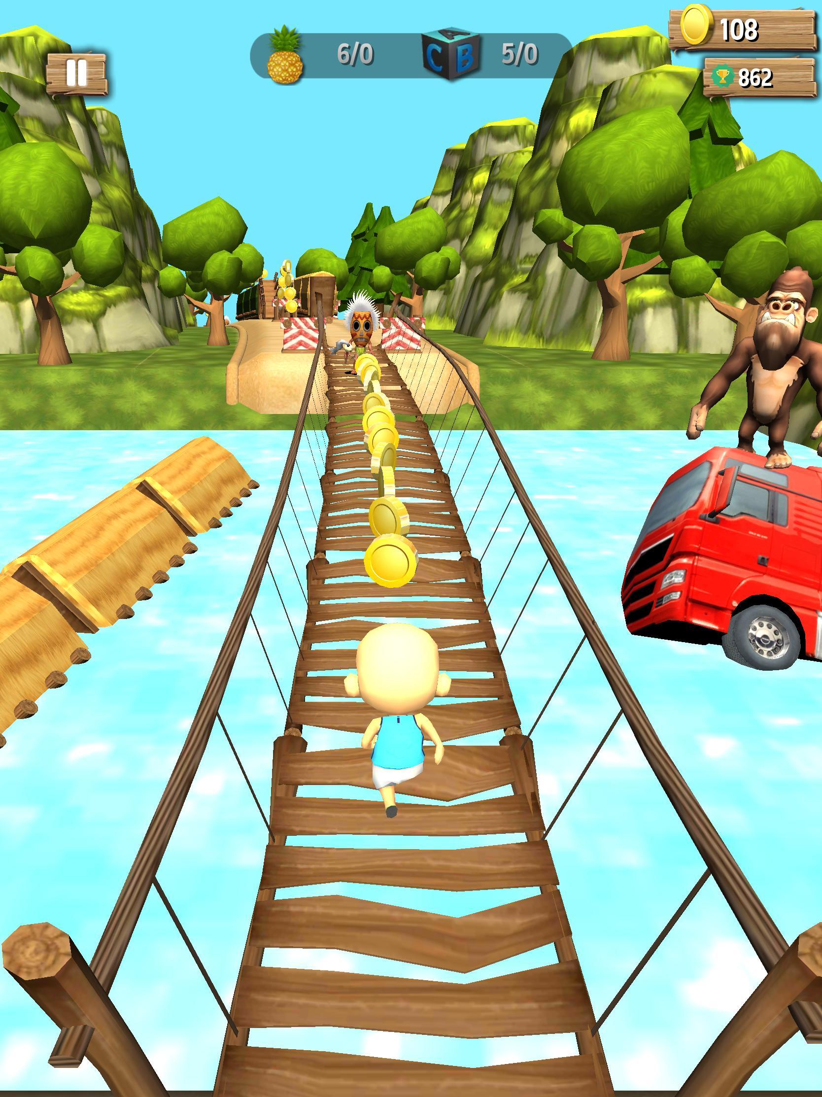 Upin Ipin Escape Run android iOS-TapTap