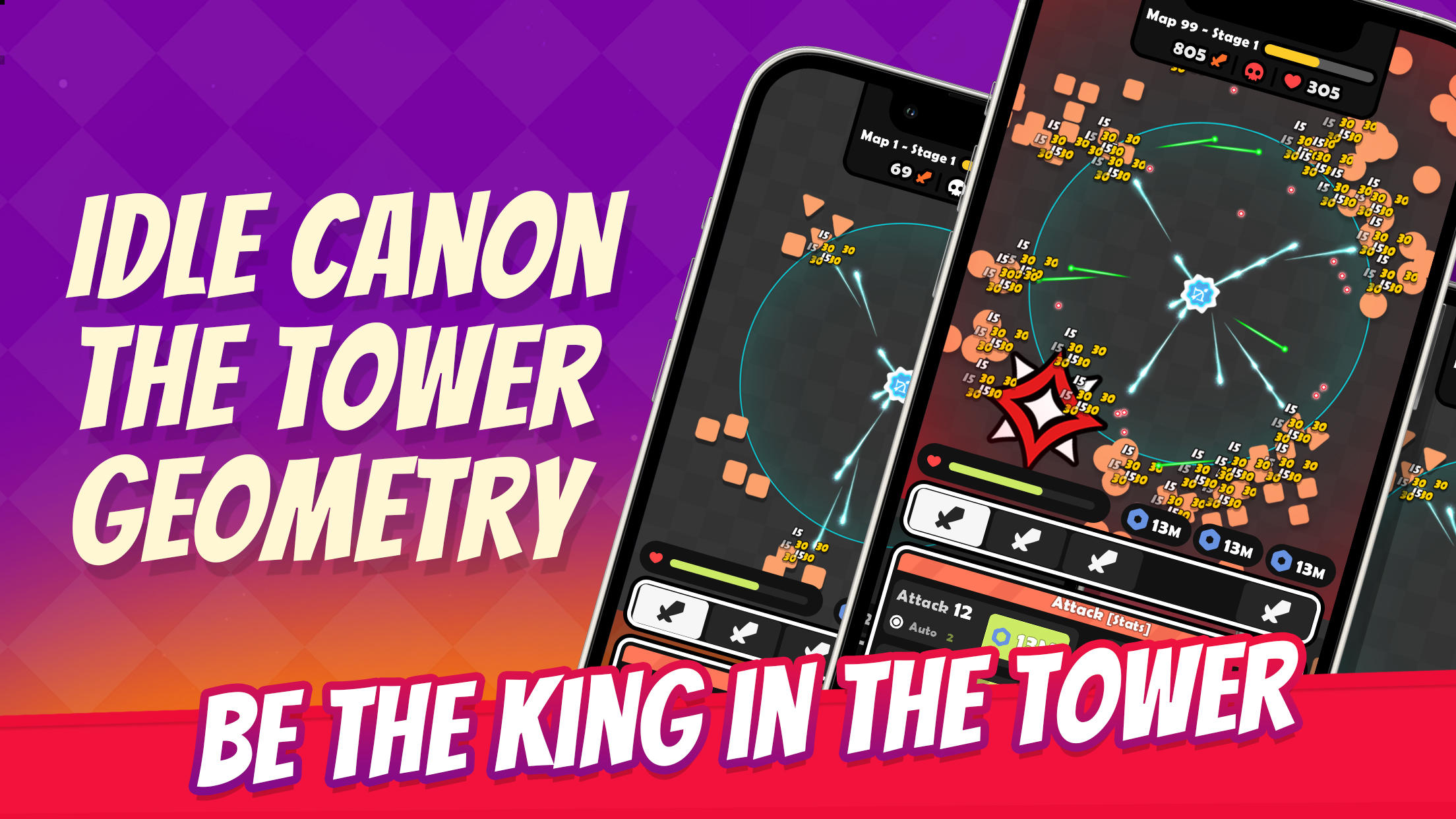 Idle Cannon: Tower TD Geometry android iOS apk download for free-TapTap