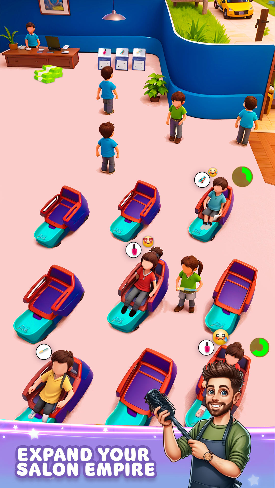 Salon Tycoon Idle Spa Game android iOS apk download for free-TapTap