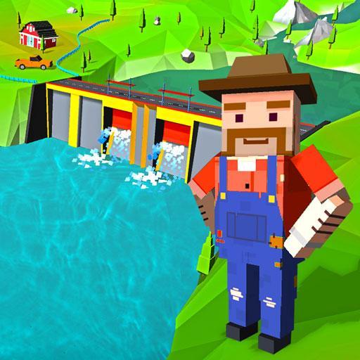 Village Farm Dam Construction: Dam Building Games for Android/iOS