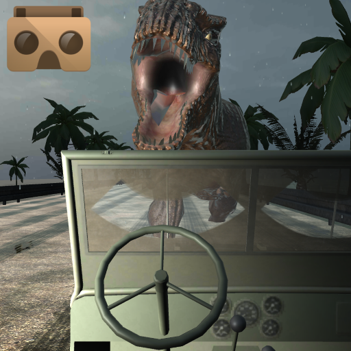 VR T-Rex Escape: Jurassic Racing Simulator for Android/iOS