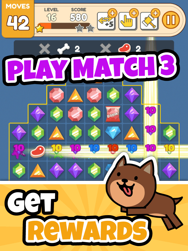 Dog Game: Offline Cute Match 3 for Android/iOS - TapTap