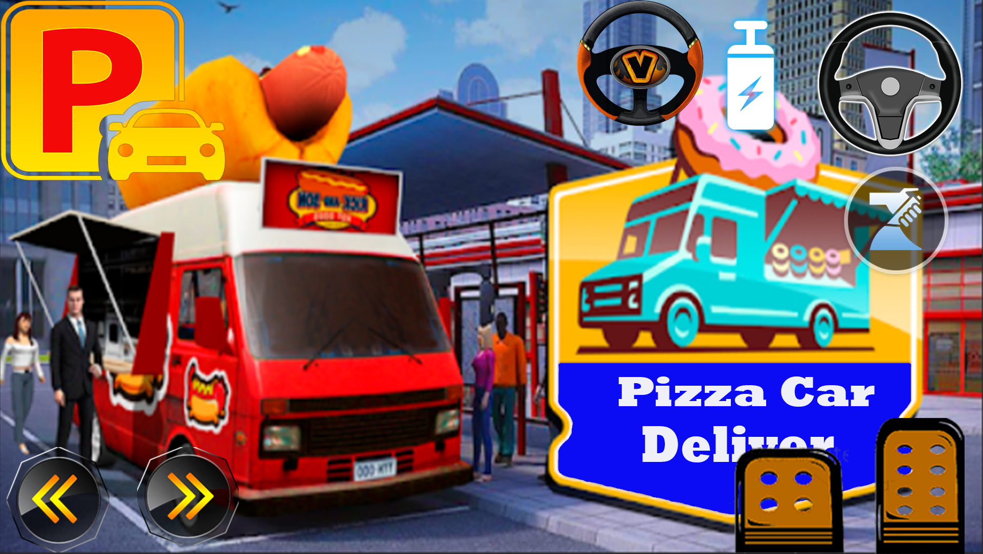 Pizza Car Delivery Simulator android iOS-TapTap