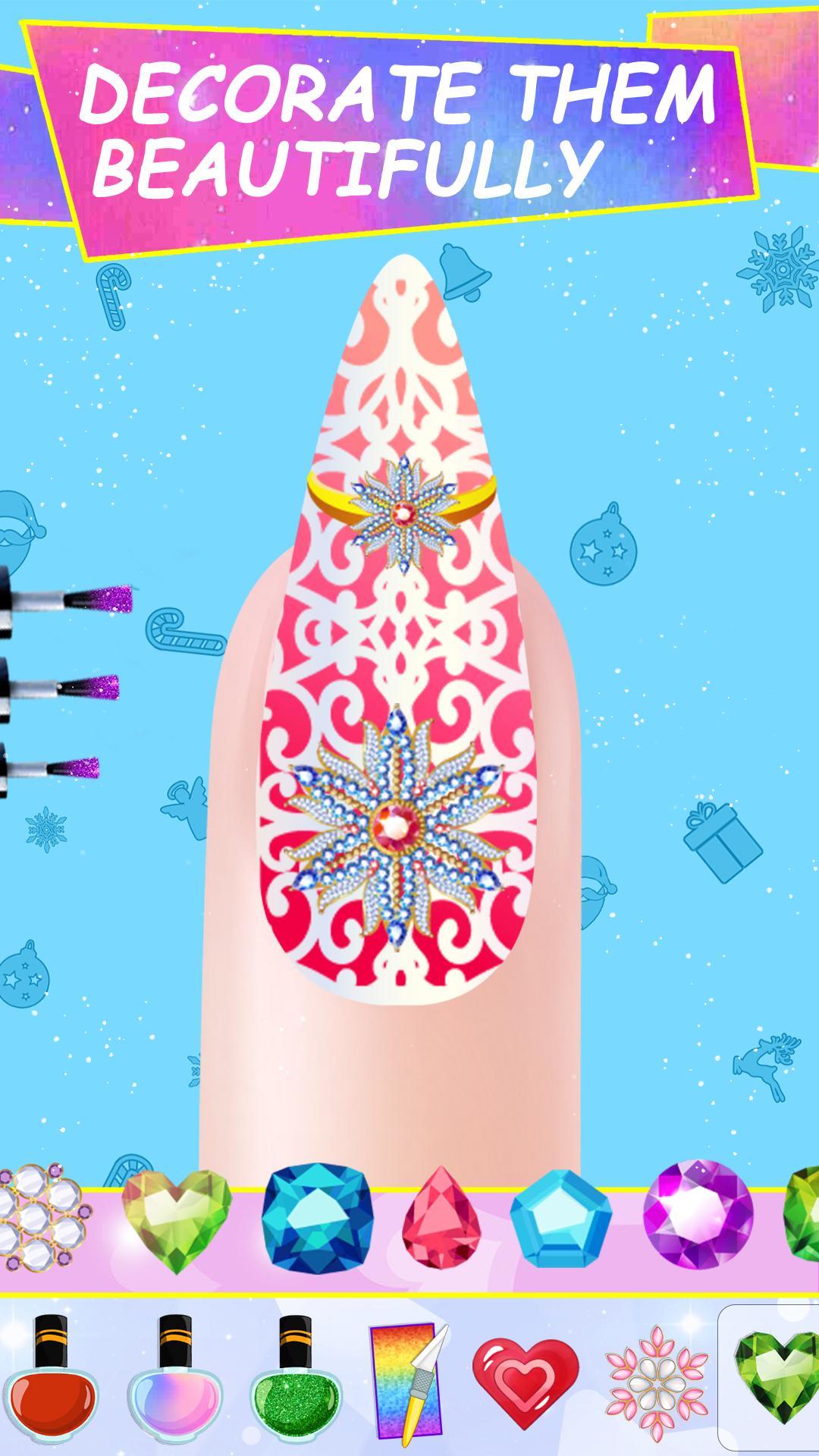 Paint nails game:nail salon 3D android iOS-TapTap