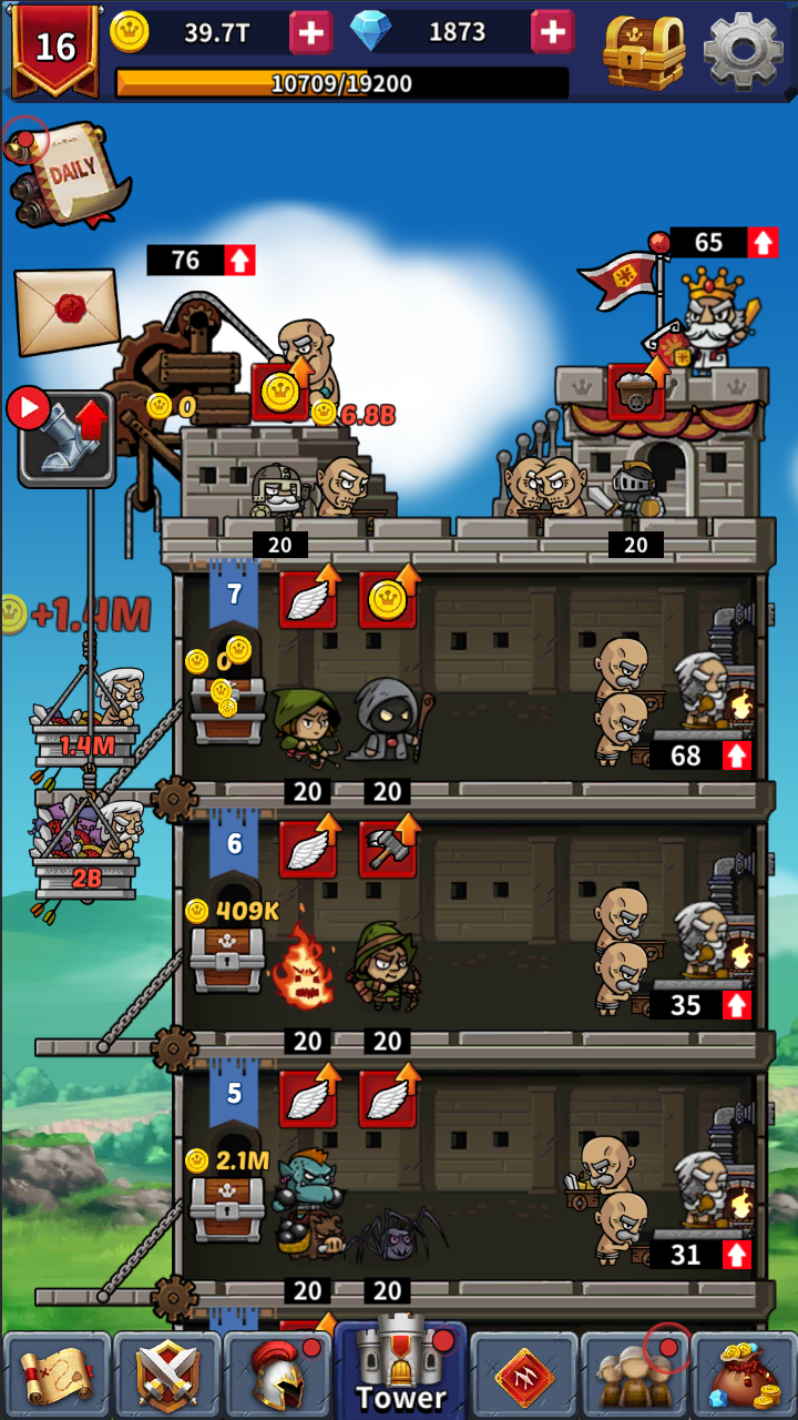 CASTLE TYCOON - IDLE Tower RPG android iOS-TapTap