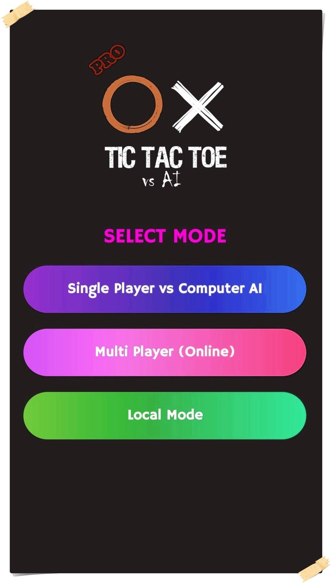 Tic Tac Toe vs AI Tour android iOS-TapTap
