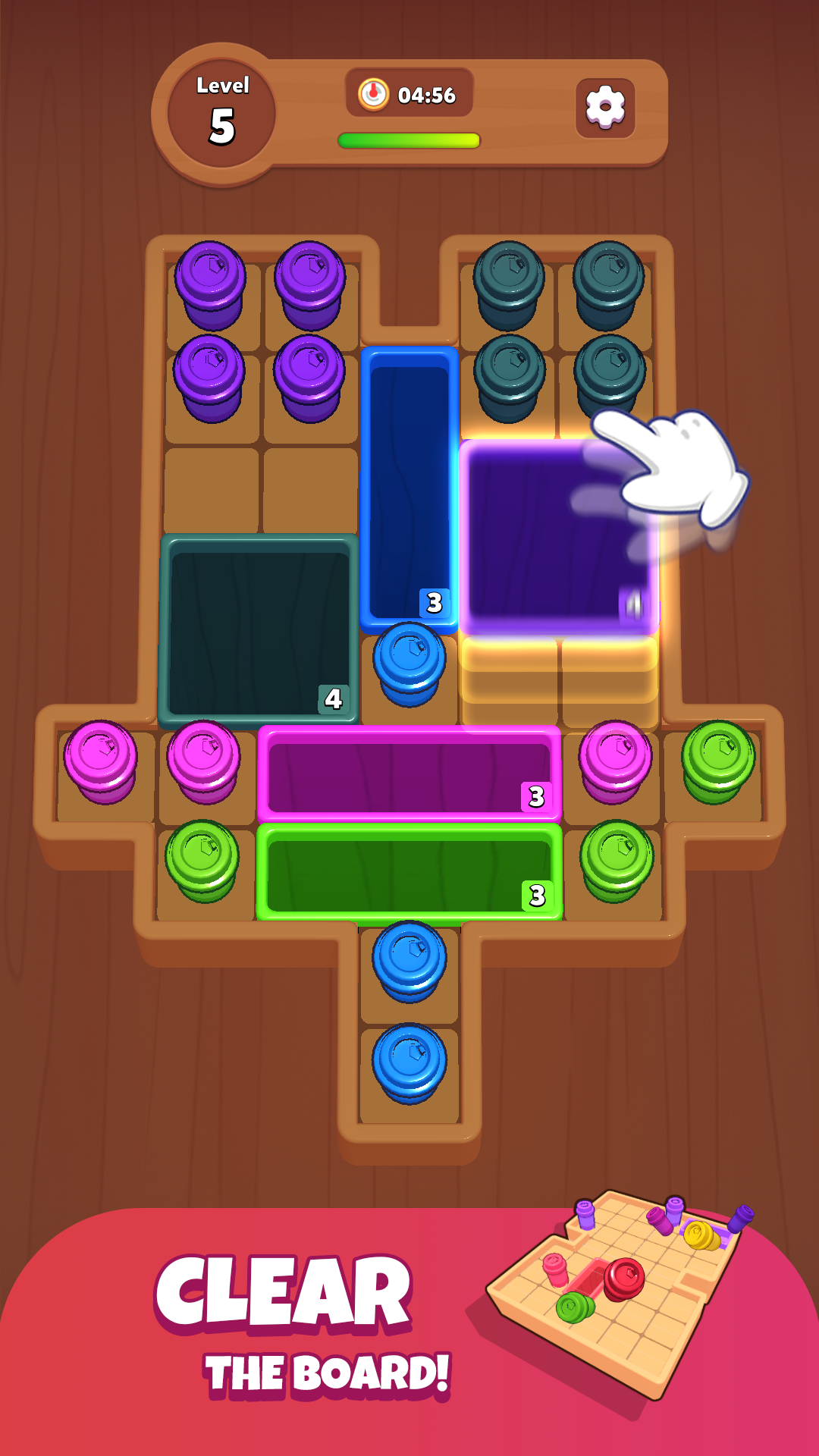 Coffee Drop Wooden Hole for Android/iOS - TapTap